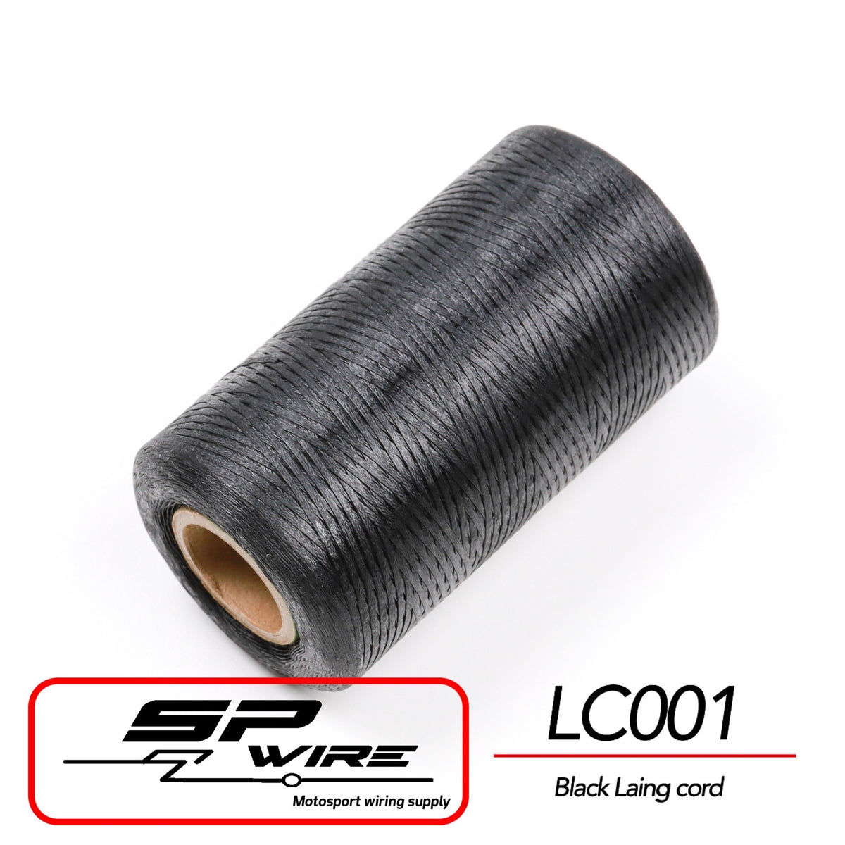 LC001 #ด้ายพันสายไฟ สีดำ ม้วน 450 m. – spwire