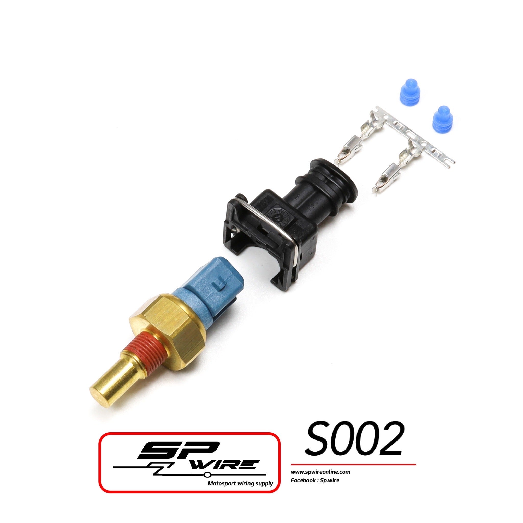 S002 #Temp sensor Set with connector – spwire