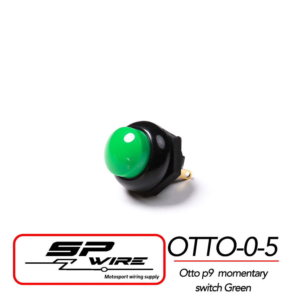 OTTO-0-5 #Otto p9 momentary switch Green – spwire