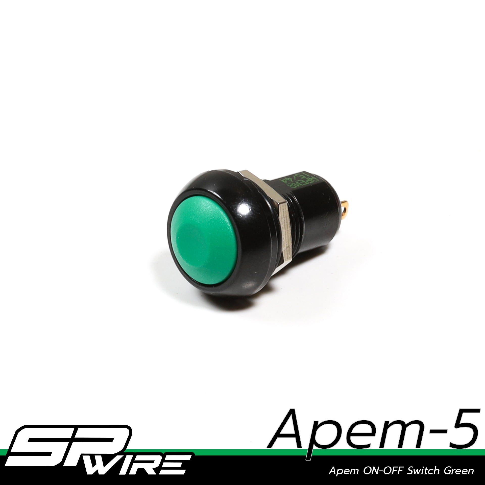 Apem-5 #Apem ON-OFF Switch Green – spwire