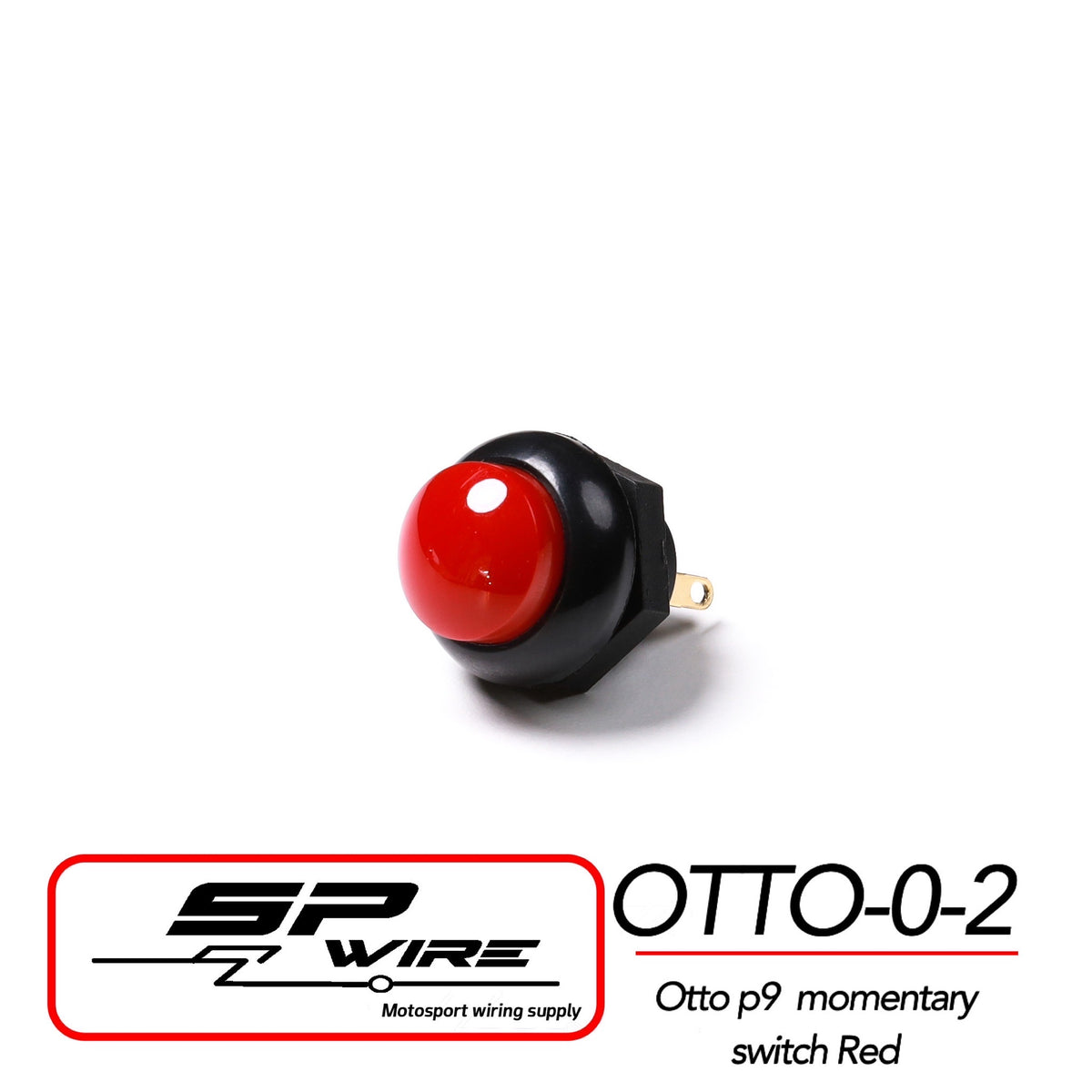 OTTO-0-2 #Otto p9 momentary switch Red – spwire