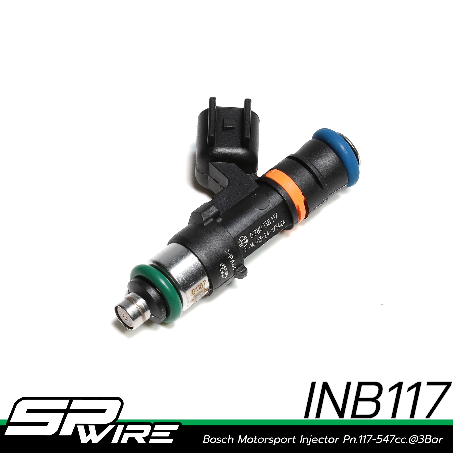 Genuine Bosch 550cc Fuel Injector - 0280158117 "INB117" – spwire