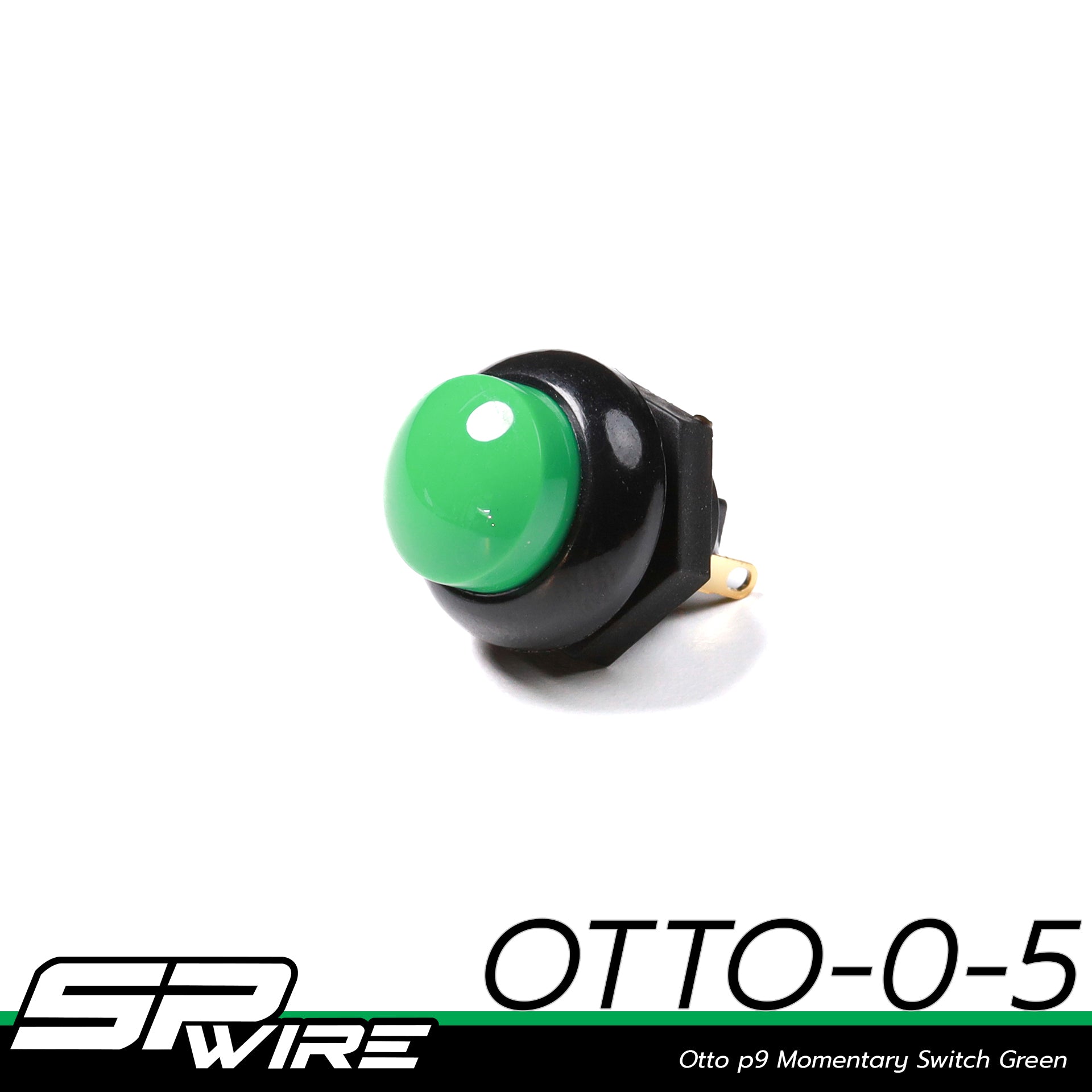 OTTO-0-5 #Otto p9 momentary switch Green – spwire